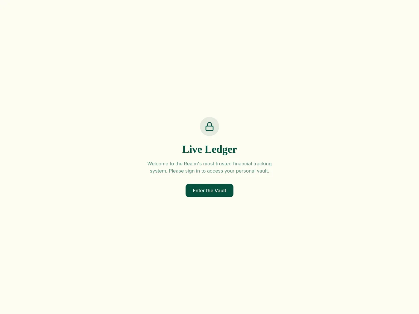 Live Ledger LARP Site