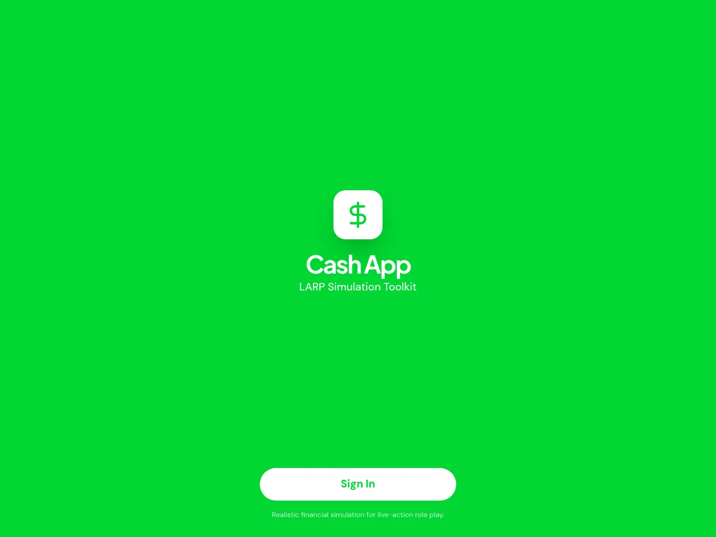 LedgerCashapp LARP Toolkit