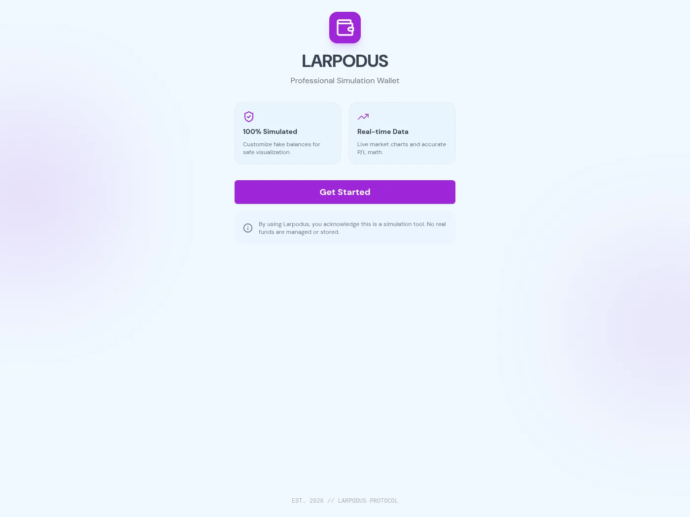 Larpodus Sim Wallet