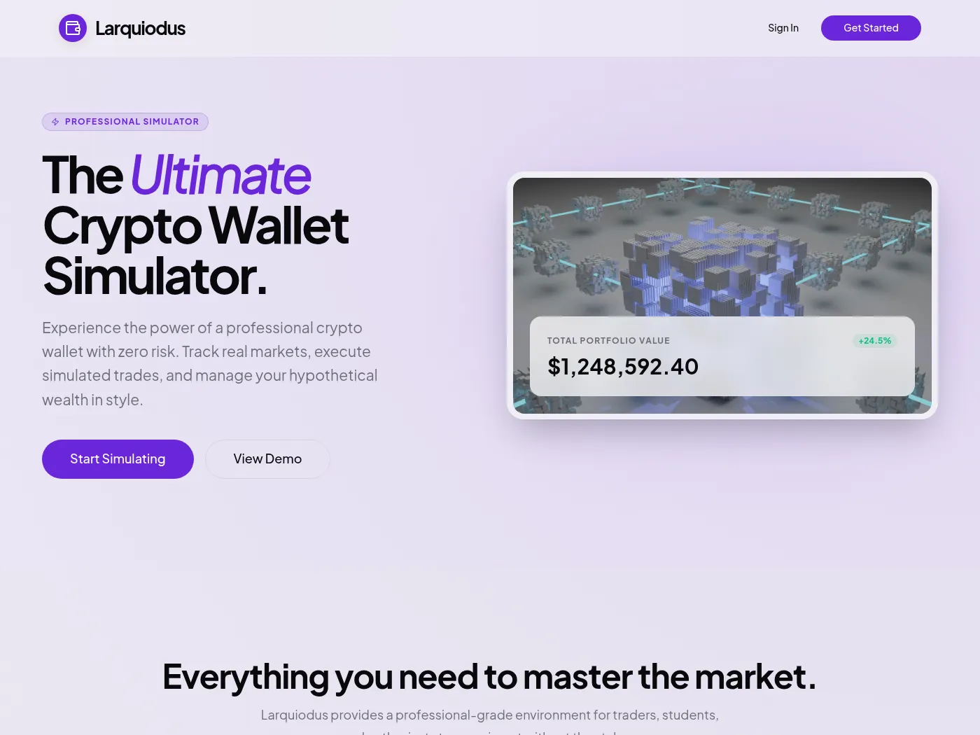 Larquiodus Crypto Simulator