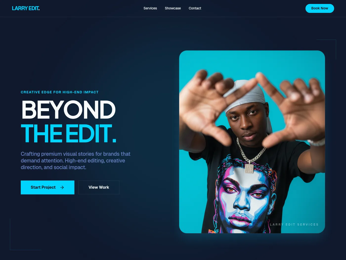 Larry Edit Branding Page