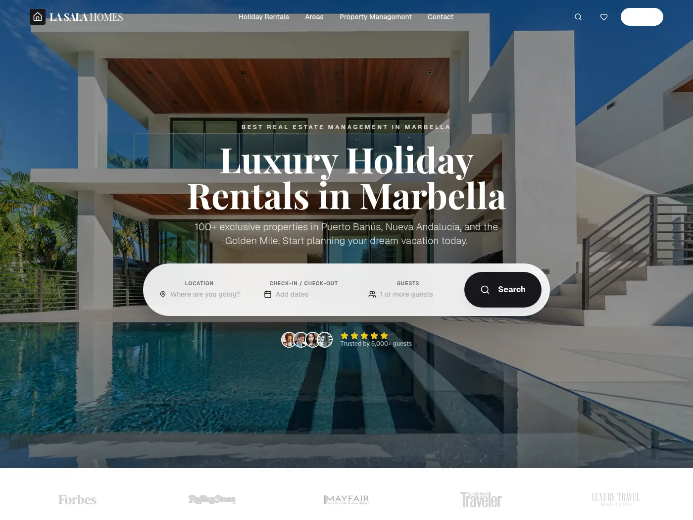 La Sala Homes Website
