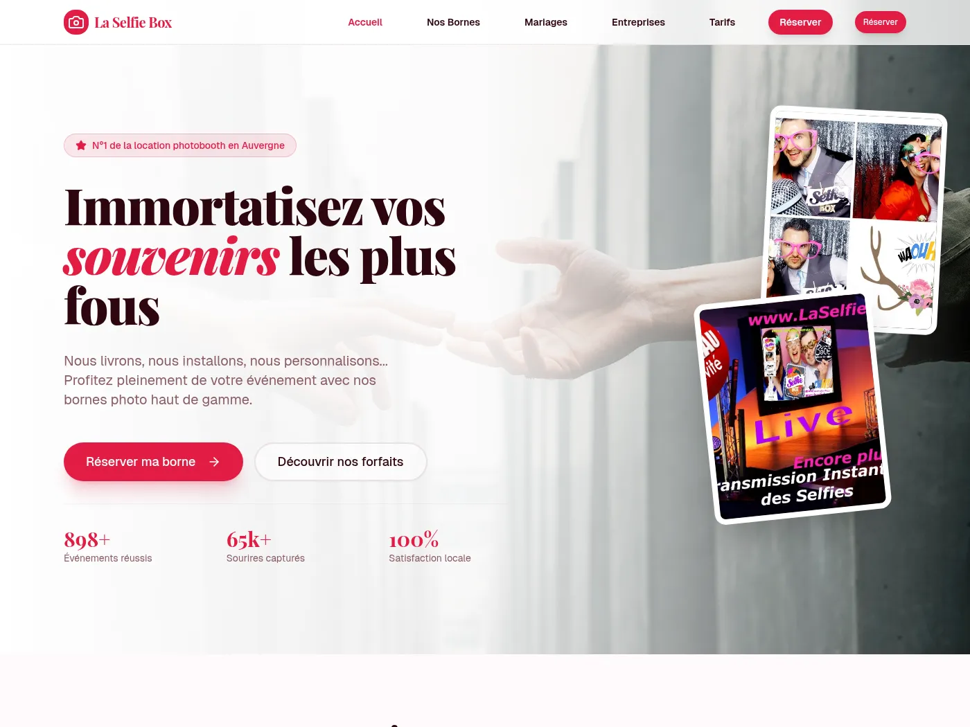 LaSelfieBox Site Refresh