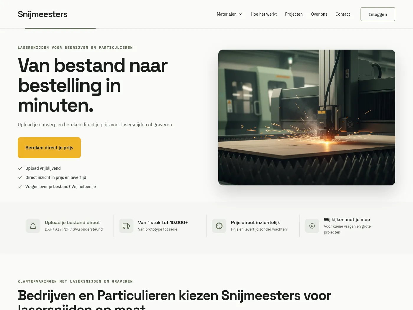Snijmeesters Laser Platform