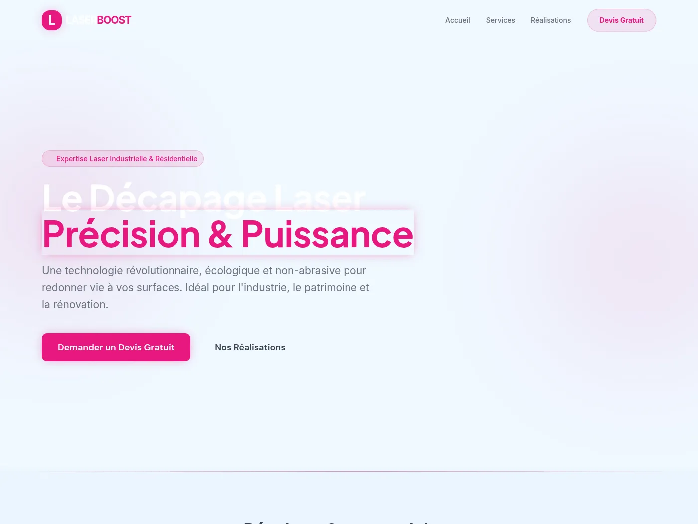 LaserBoost Site