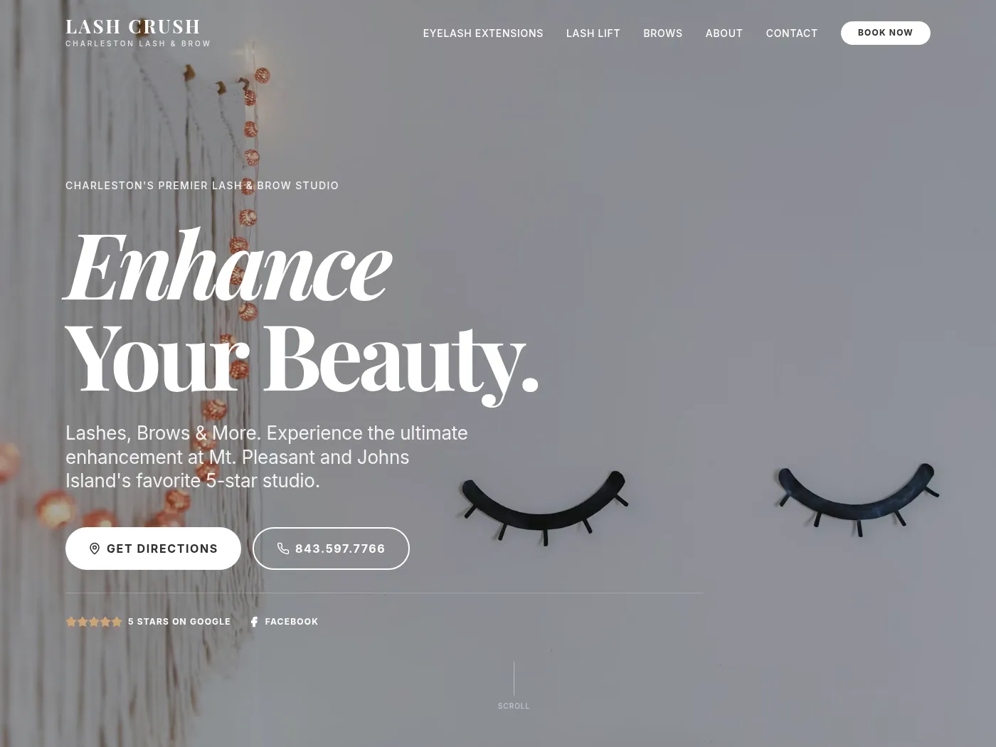 Lash Crush Website