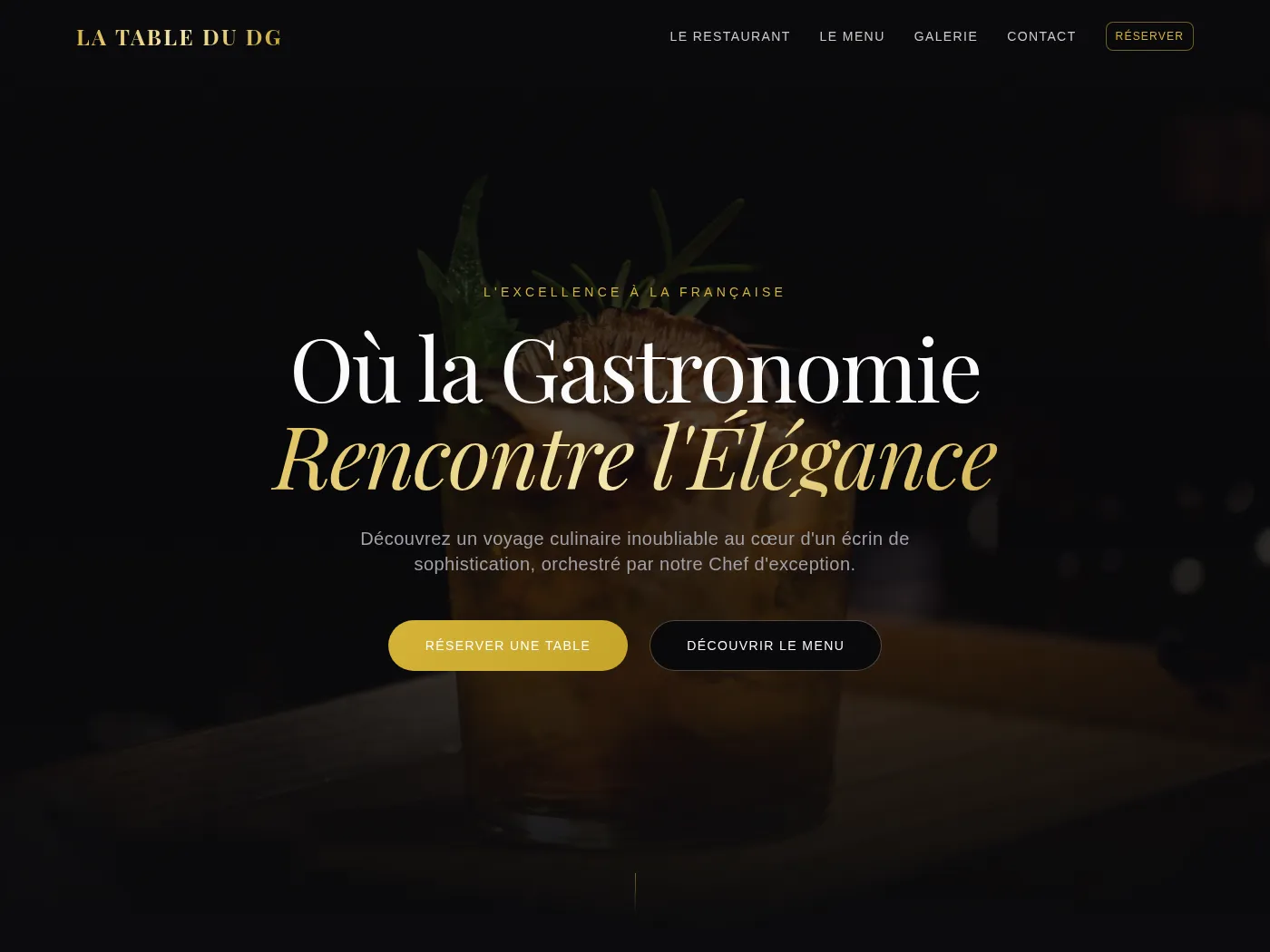 La Table du DG Web