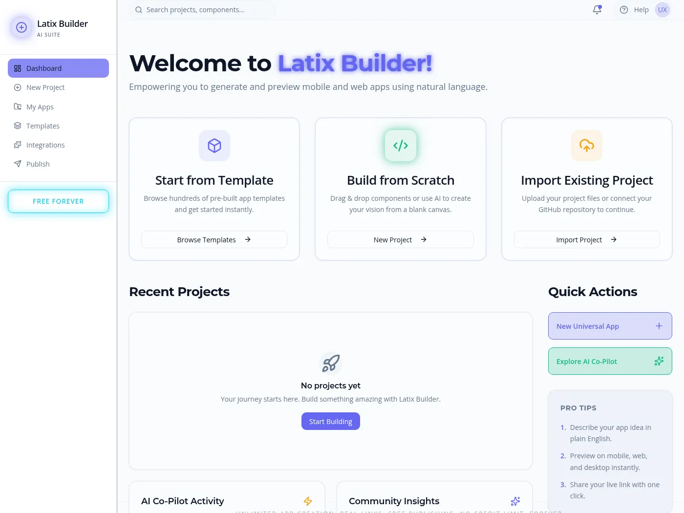 Latix Builder UI Suite