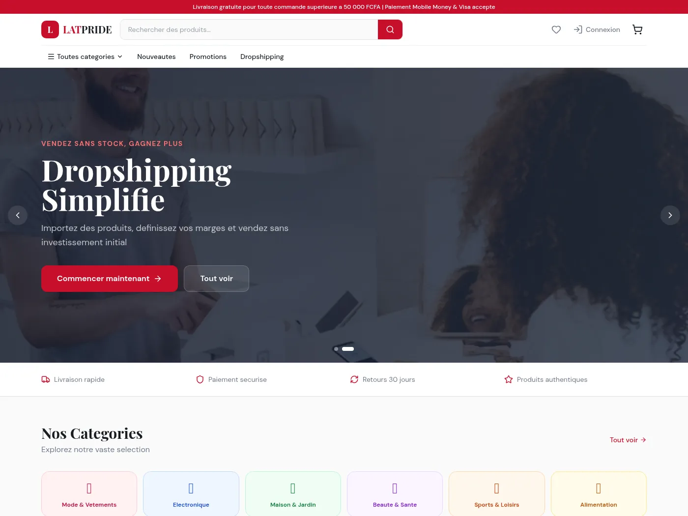 LatPride E-Commerce Hub