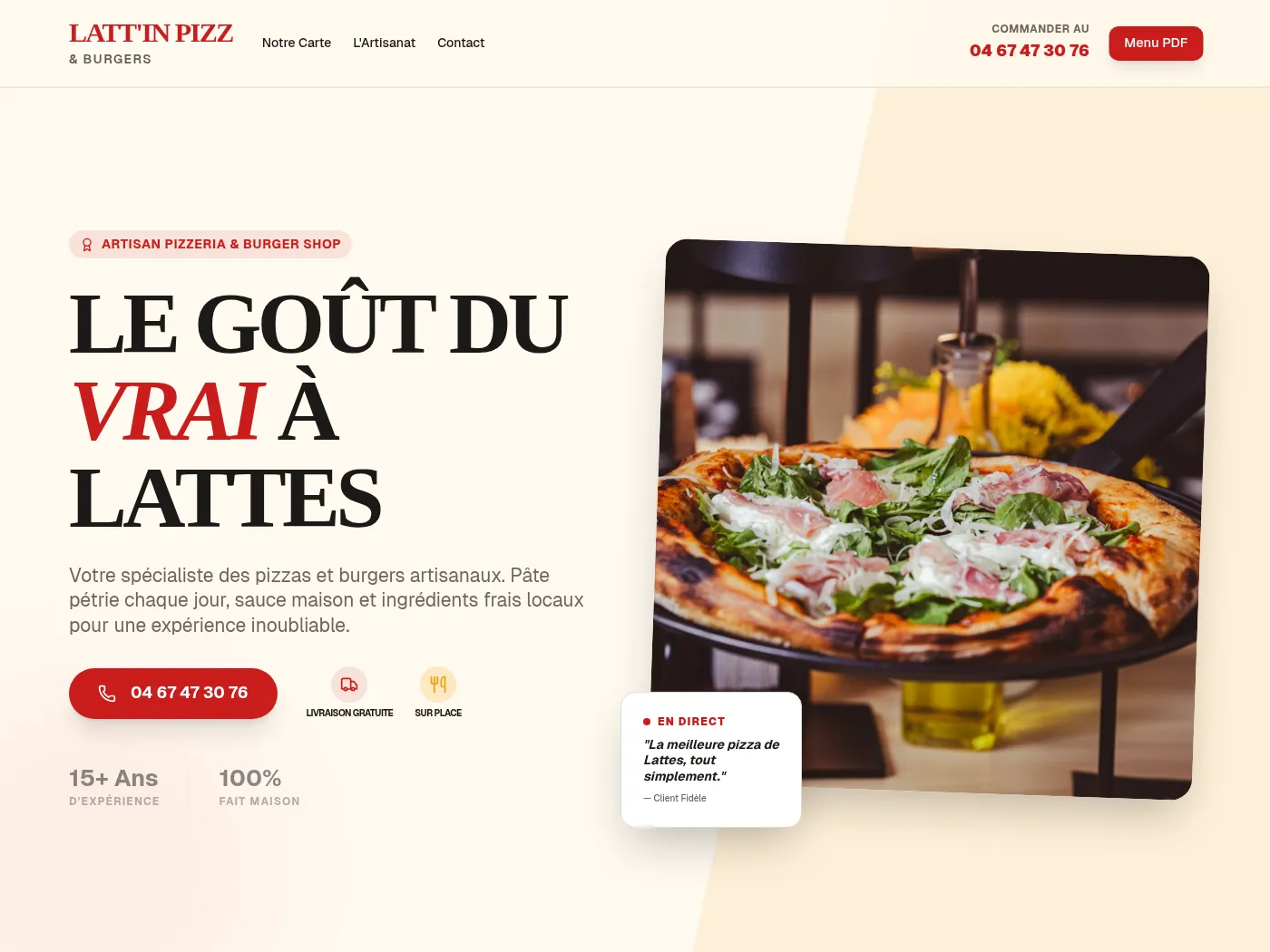 Latt'in Pizz Web