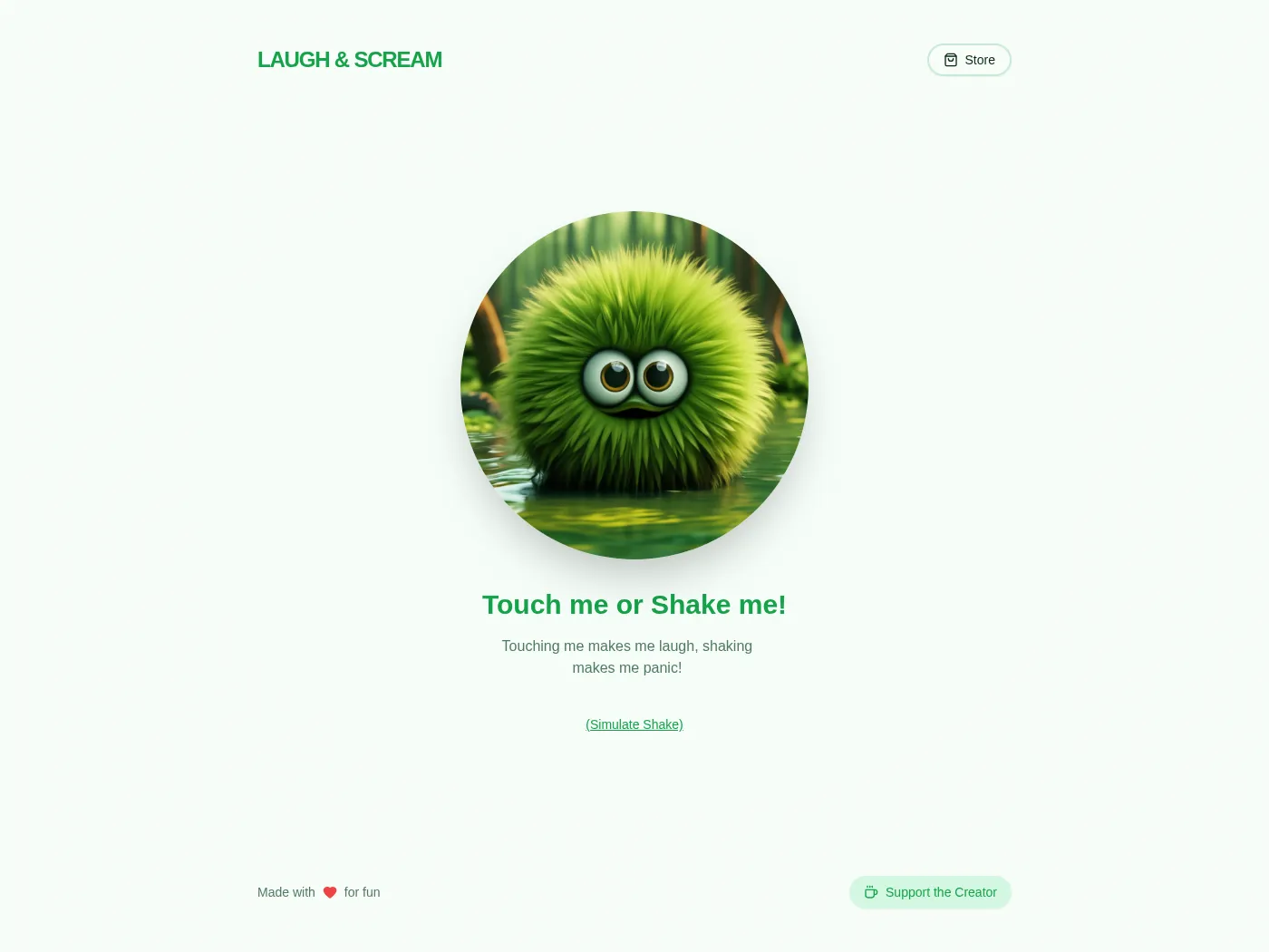 Laugh and Scream App