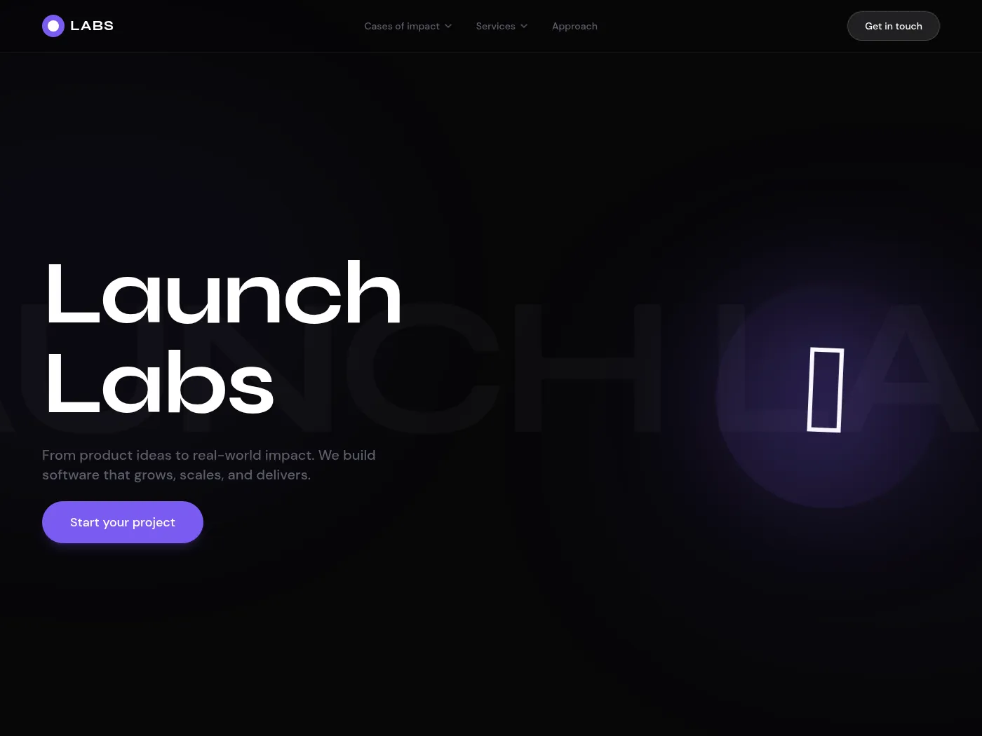 Launch Labs Landing