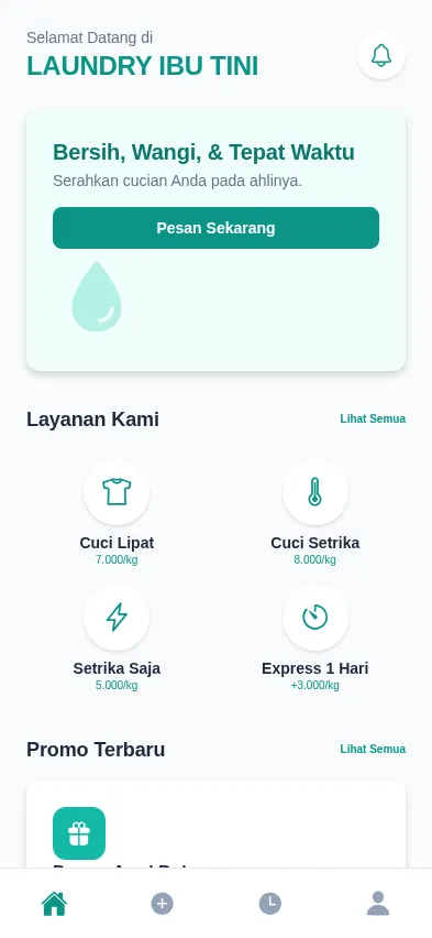 Laundry Ibu Tini App