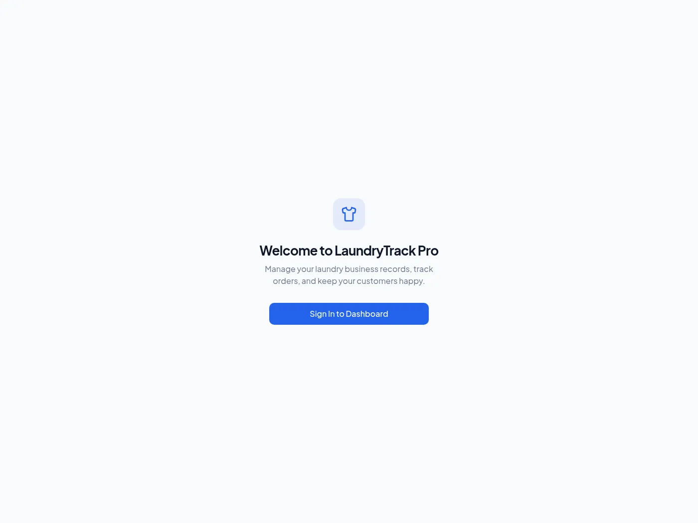 LaundryTrack Pro