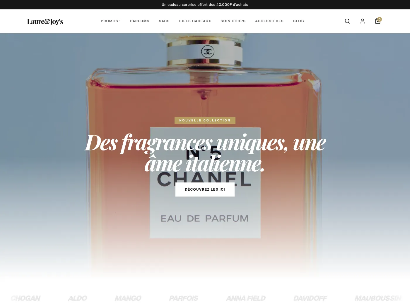 LaureJoys Website Clone
