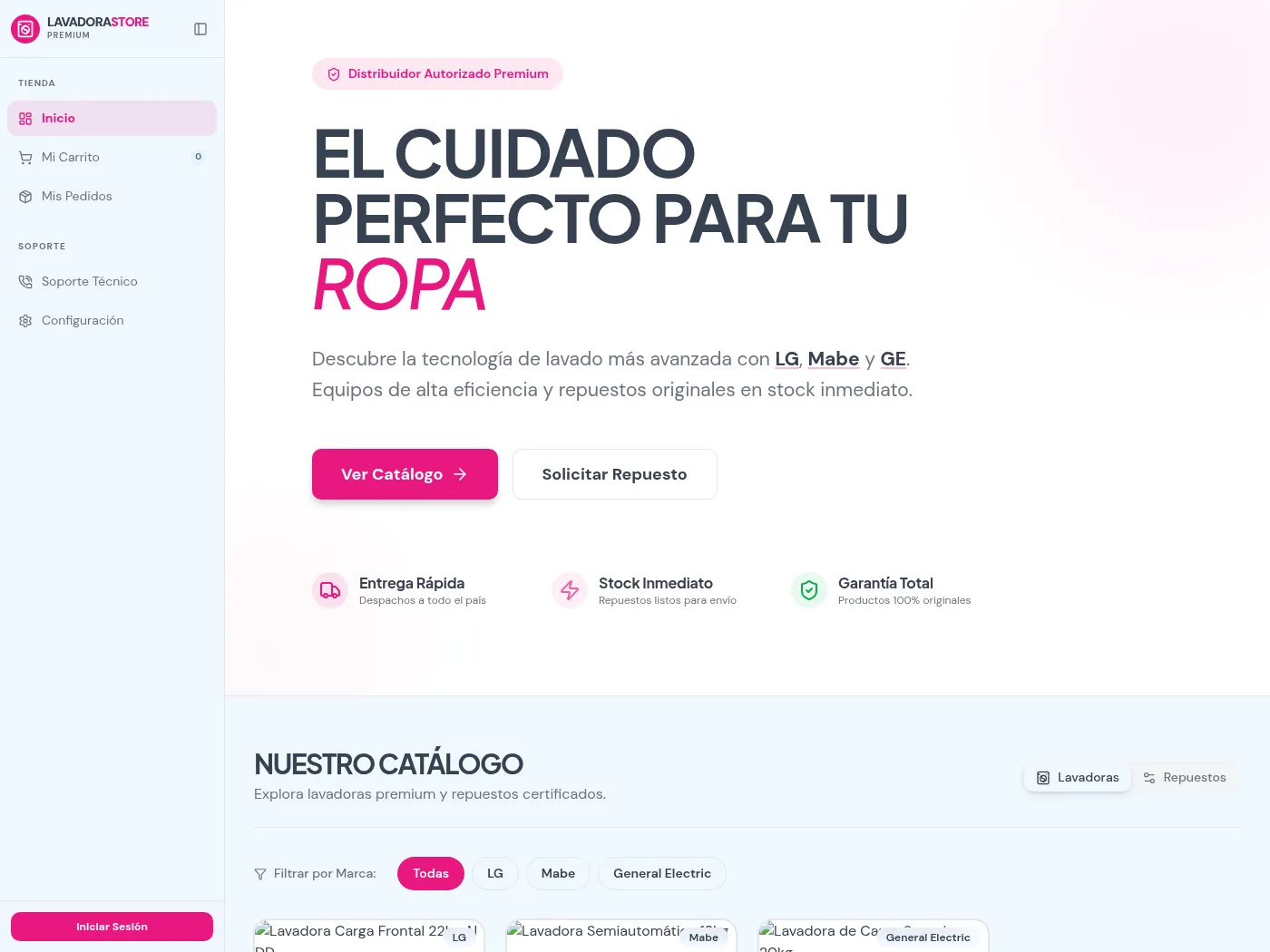 LavadoraStore Online