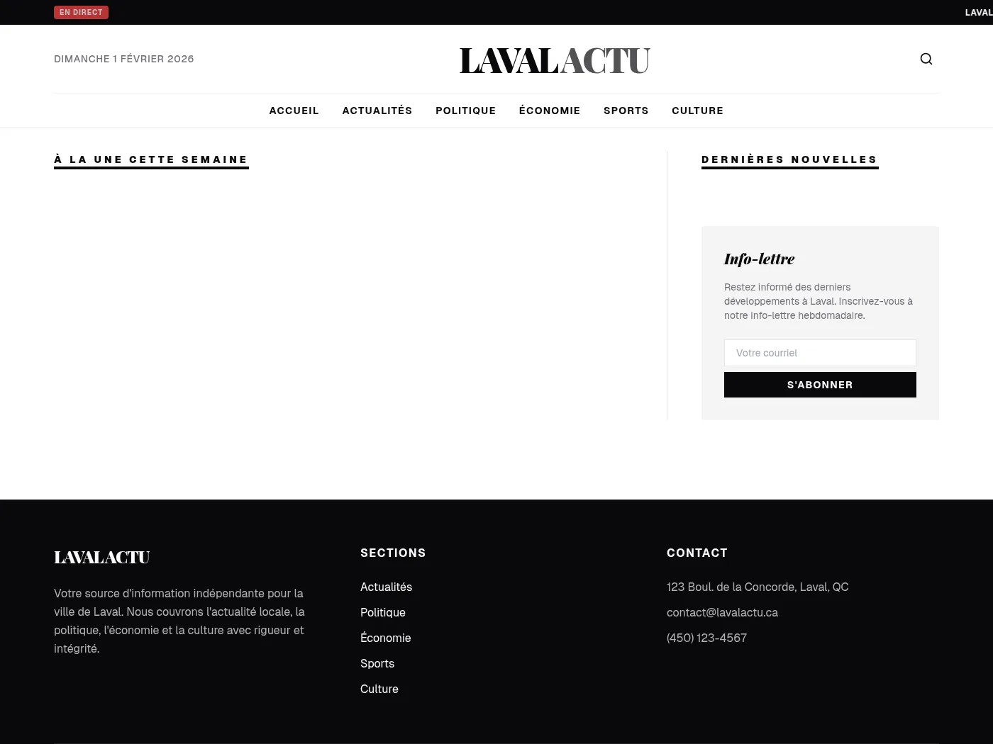 Laval News Portal