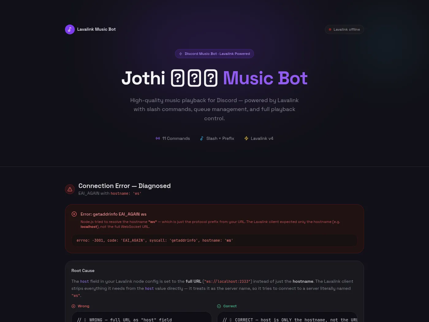 Lavalink Music Bot