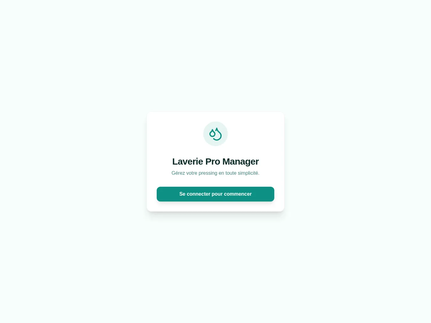 Laverie Pro Manager