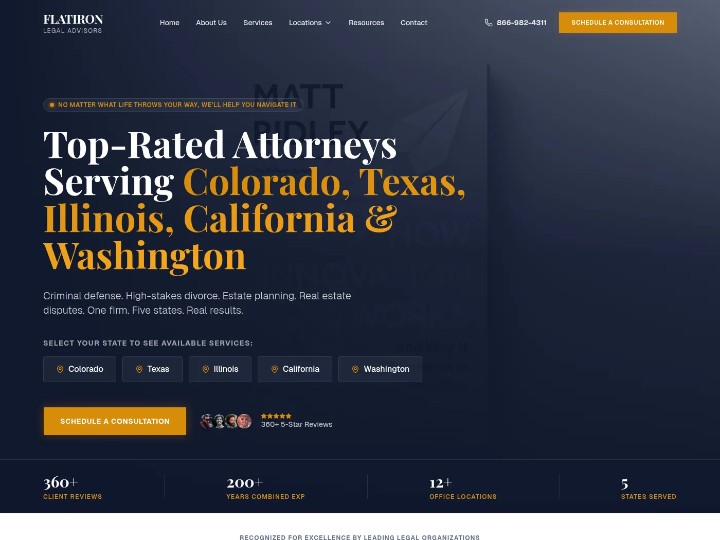 Flatiron Legal Multi-State Site