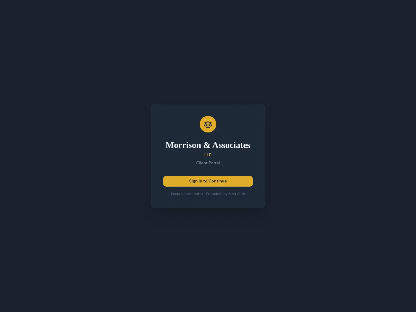 Law Firm Client Portal