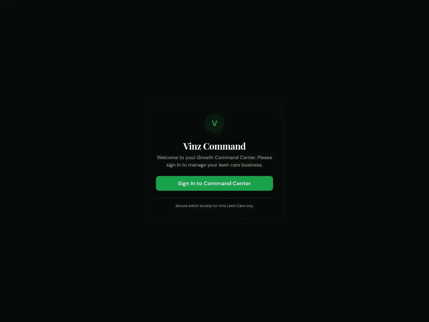 Vinz Lawn Care Command