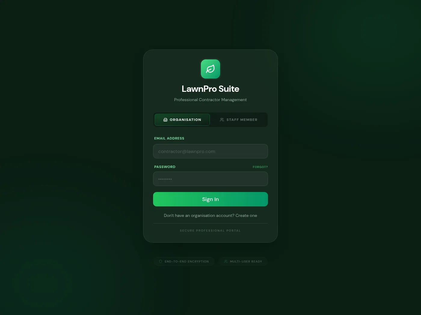 LawnPro Contractor Suite
