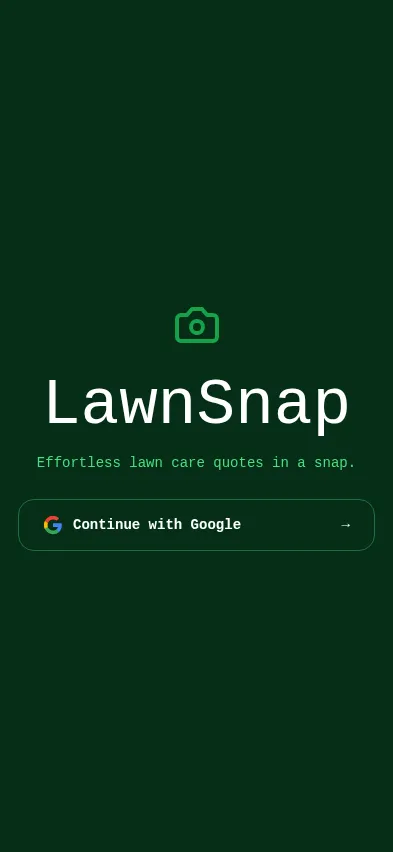 LawnSnap App