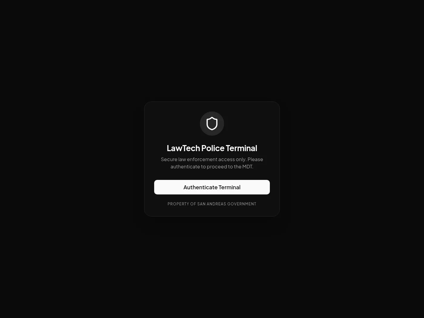 LawTech Police MDT