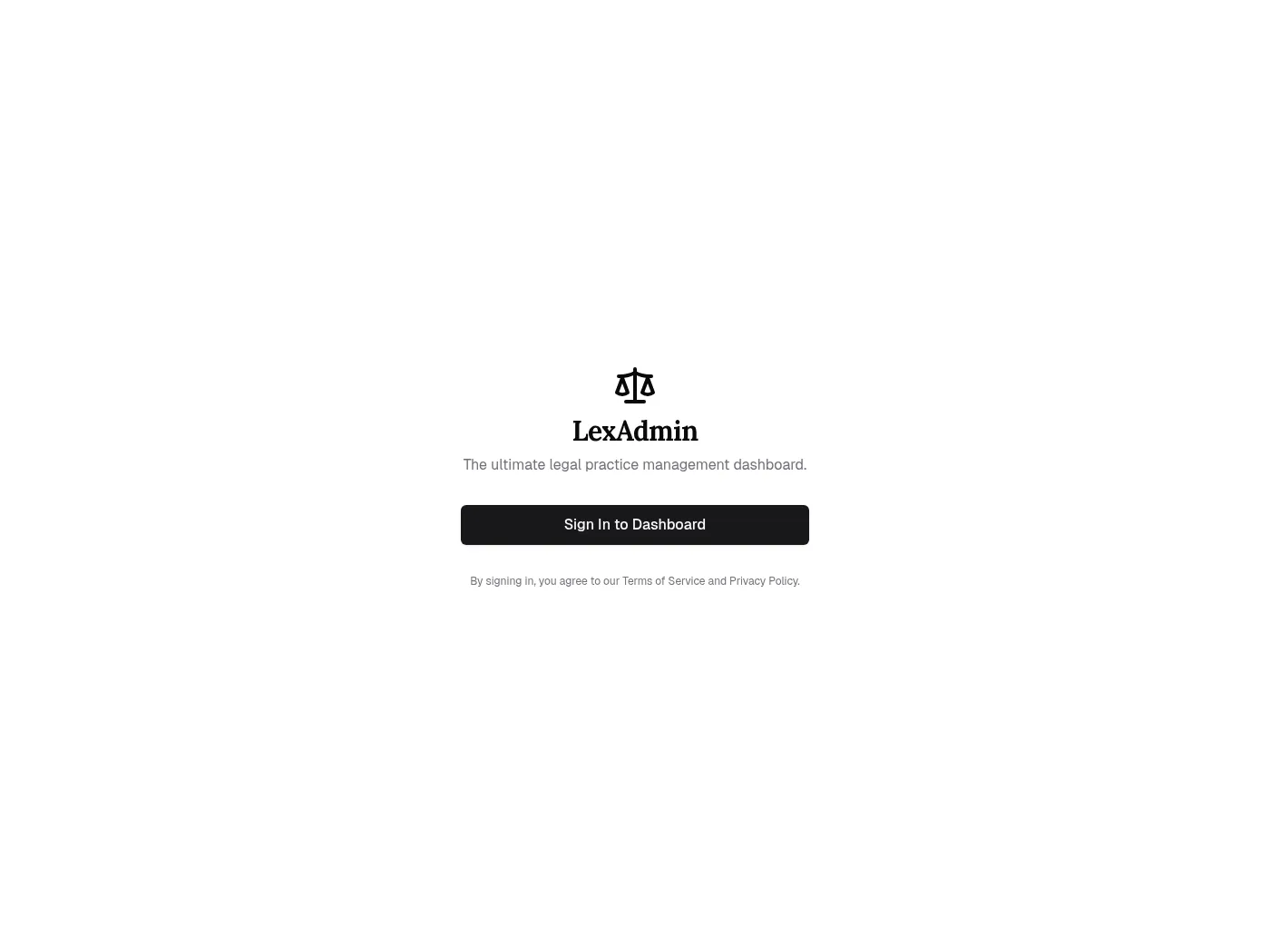 Lawyers Admin Dashboard