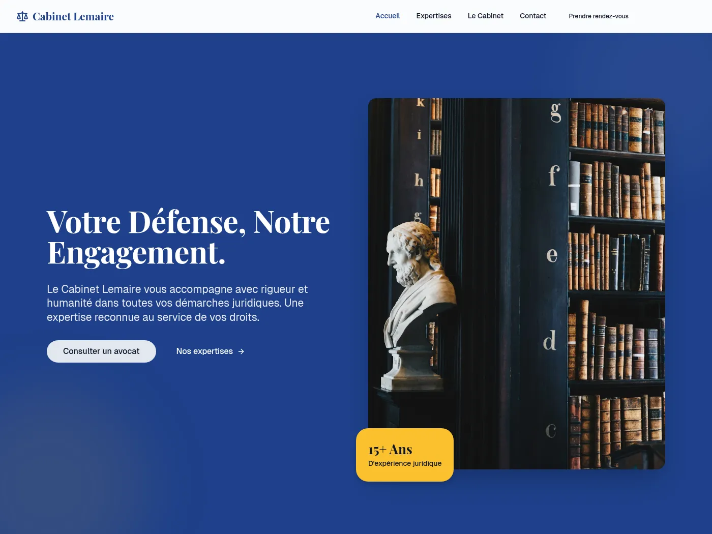 French Lawyer Website