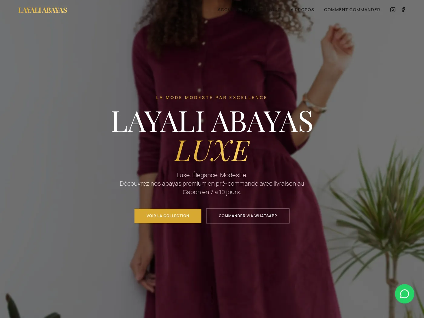 Layali Abayas Luxe Site