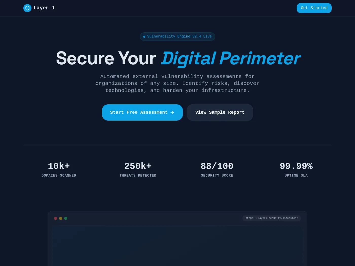 Layer 1 Security Scanner