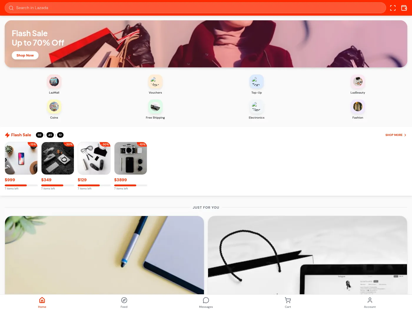 Lazada Mobile Clone