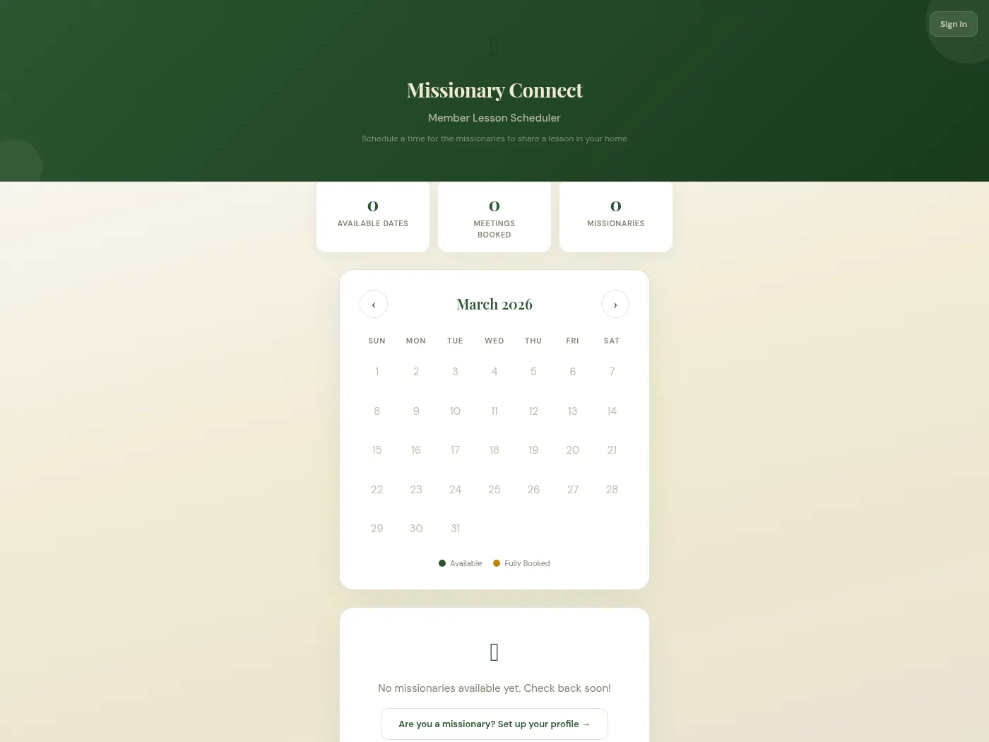 Missionary Connect