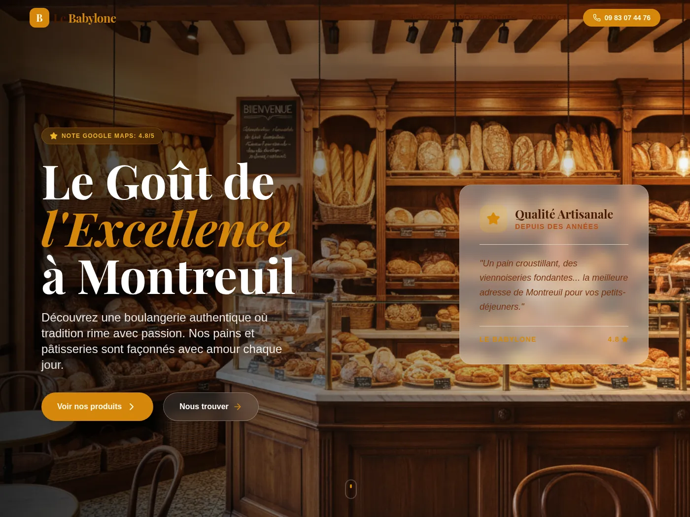 Le Babylone Vitrine