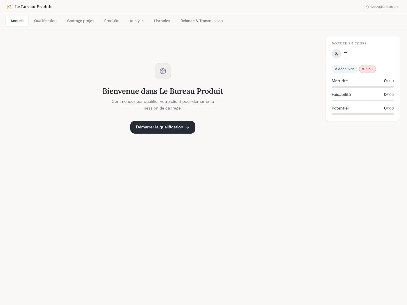 Le Bureau Produit