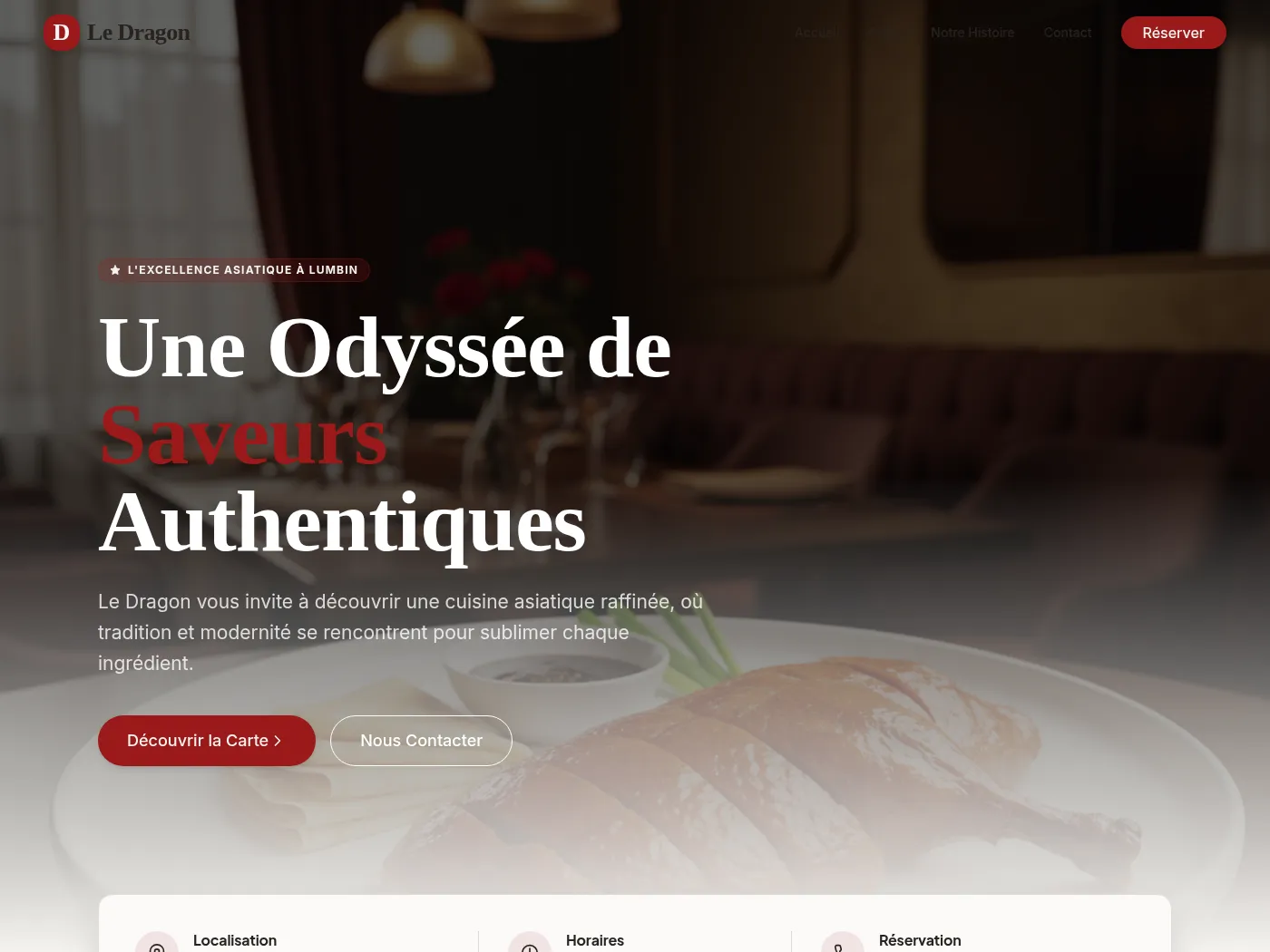 Le Dragon Restaurant Site