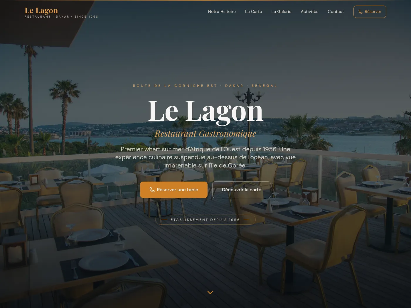 Le Lagon Restaurant Site