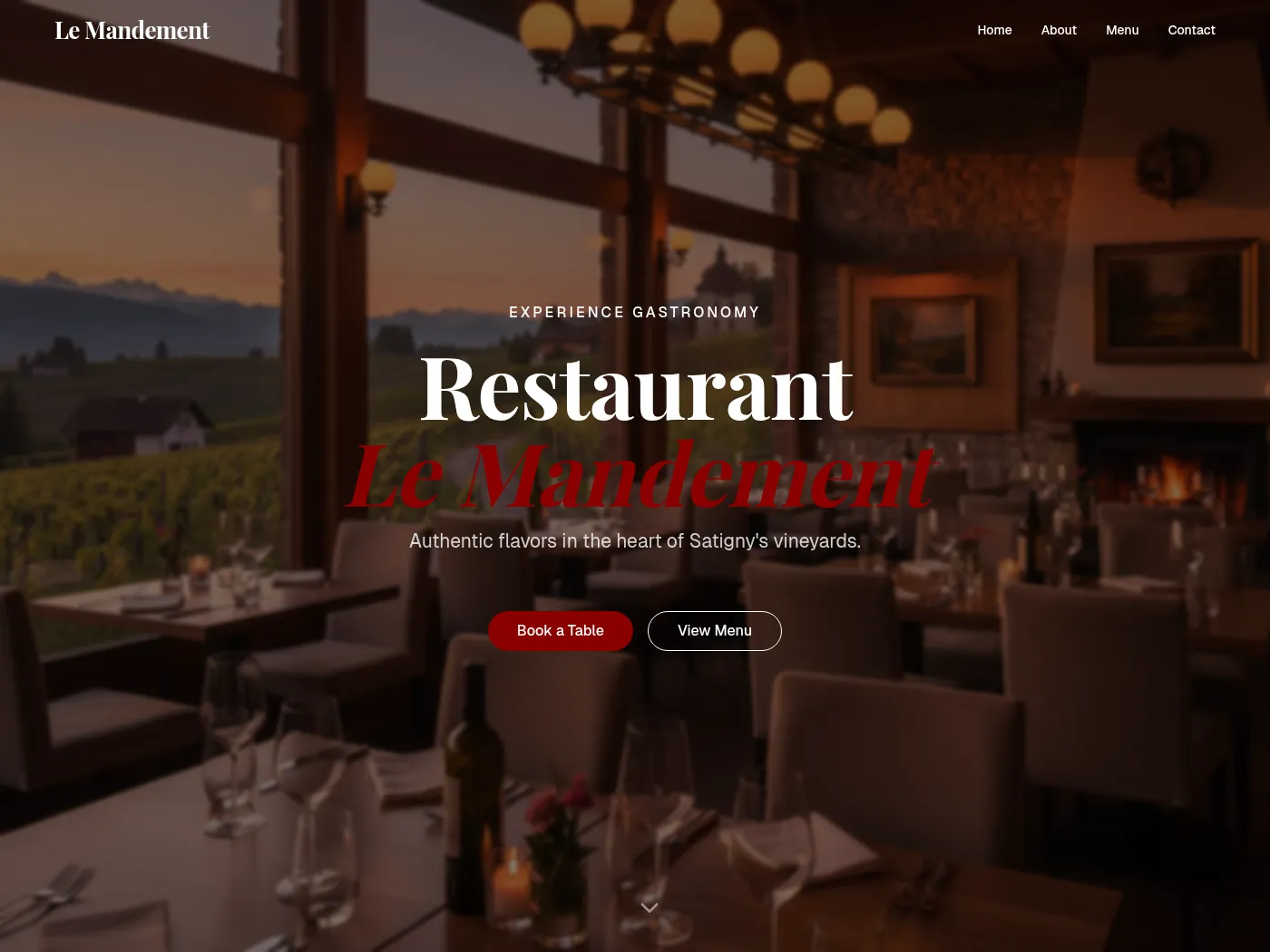 Le Mandement Website