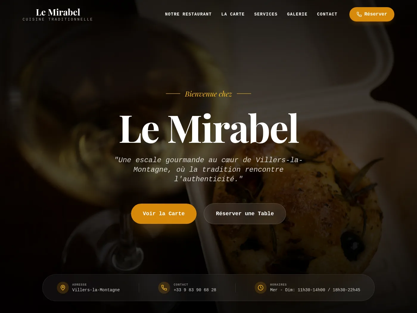 Le Mirabel Restaurant Site
