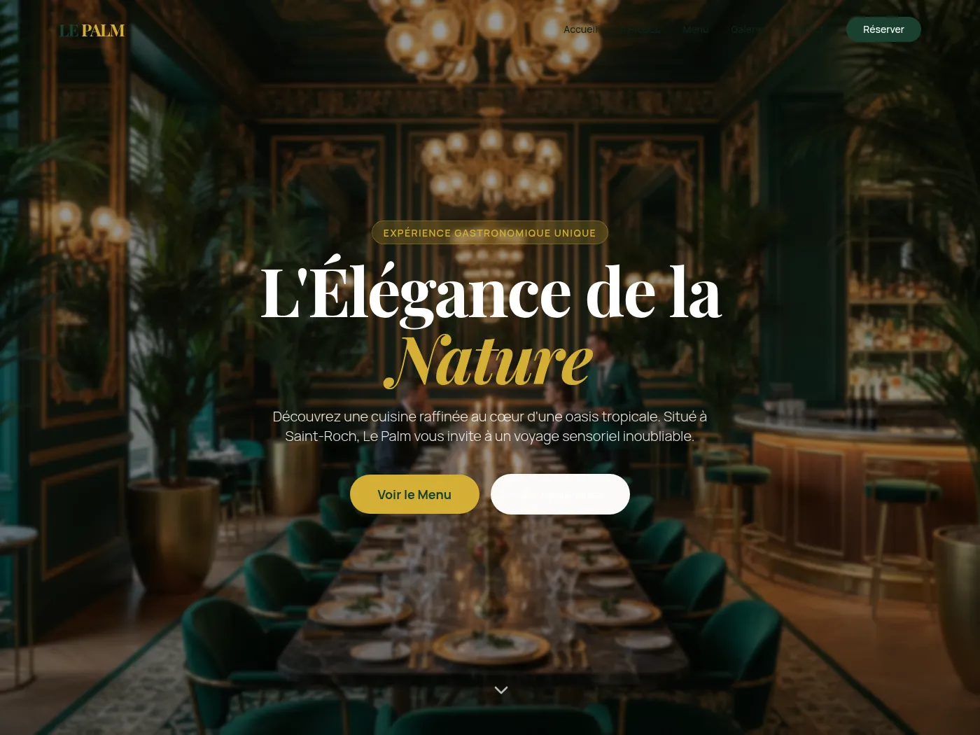 Le Palm Vitrine Site