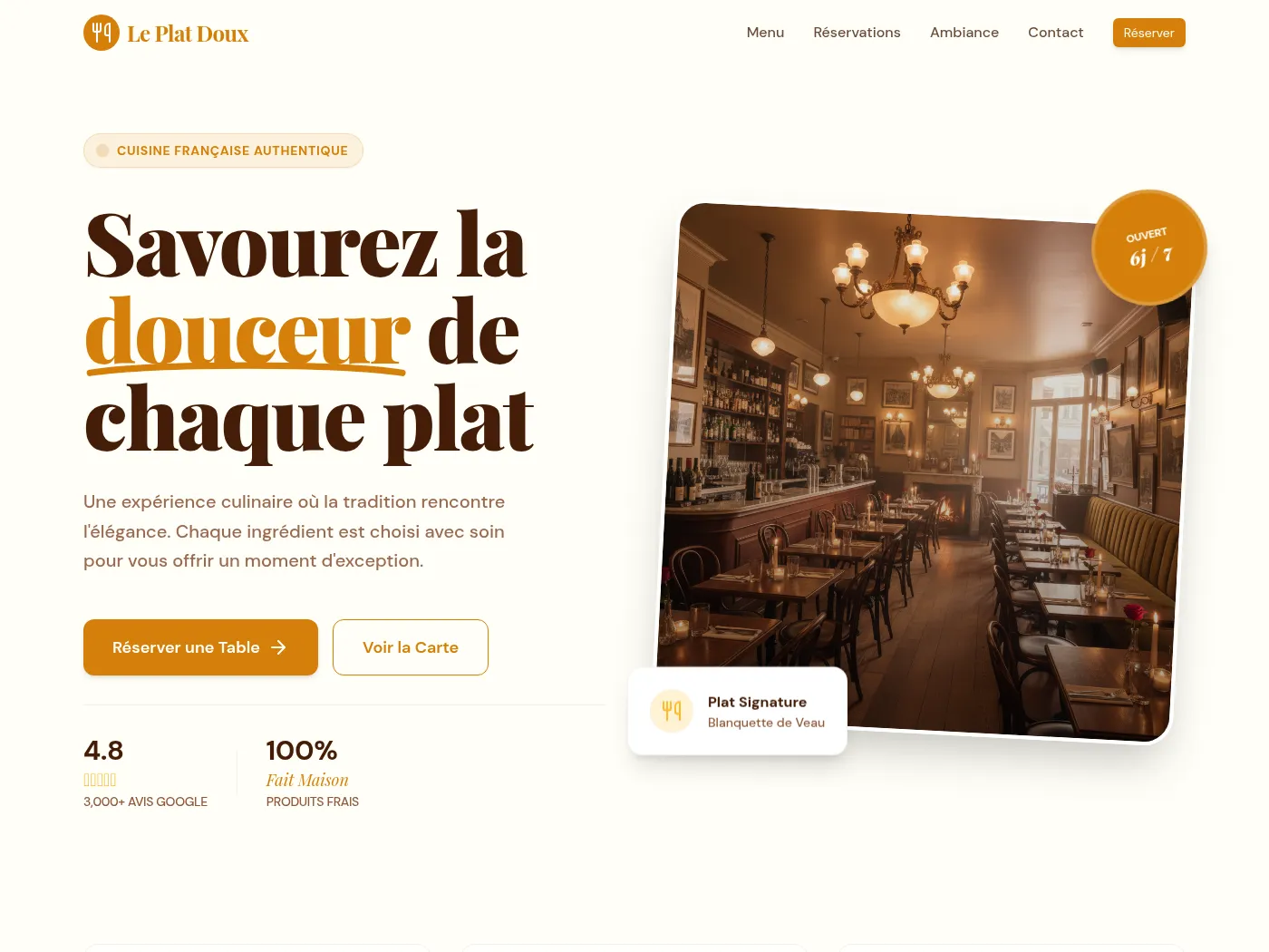 Le Plat Doux Site