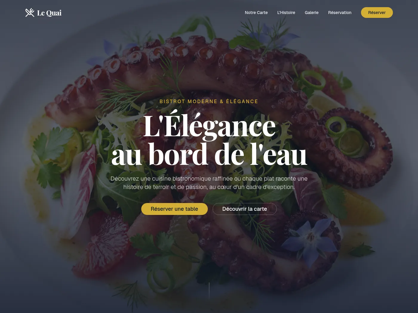 Le Quai Restaurant Site