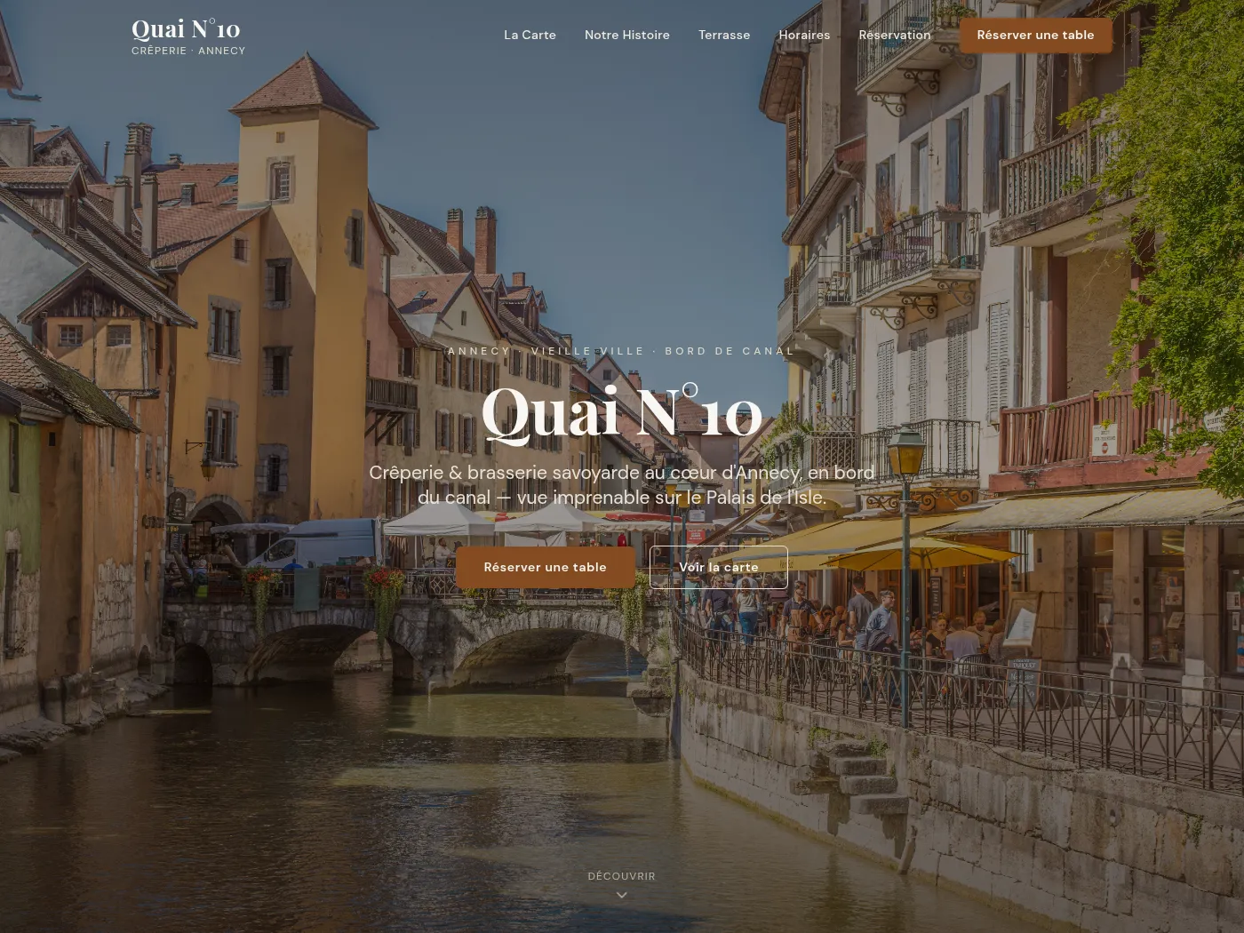 Le Quai Restaurant Site