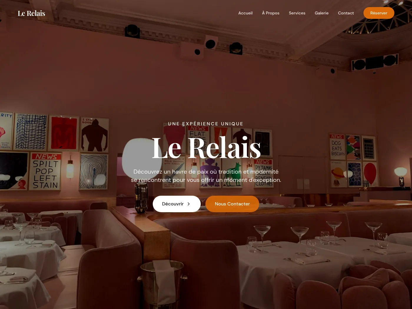 Le Relais Vitrine Site