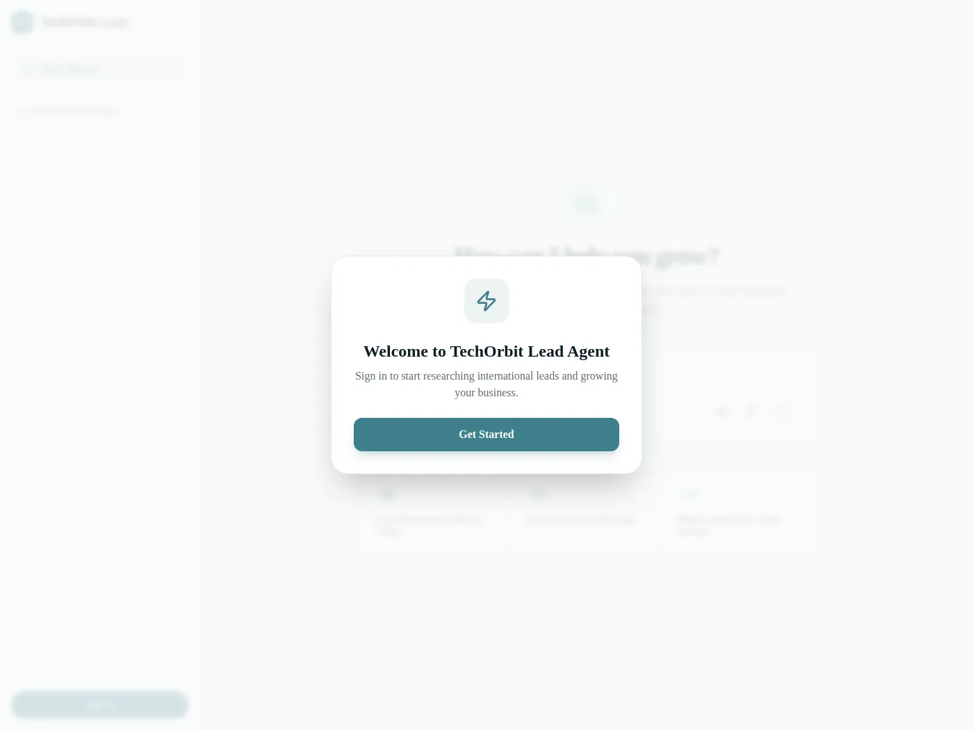 TechOrbitPT Lead Agent