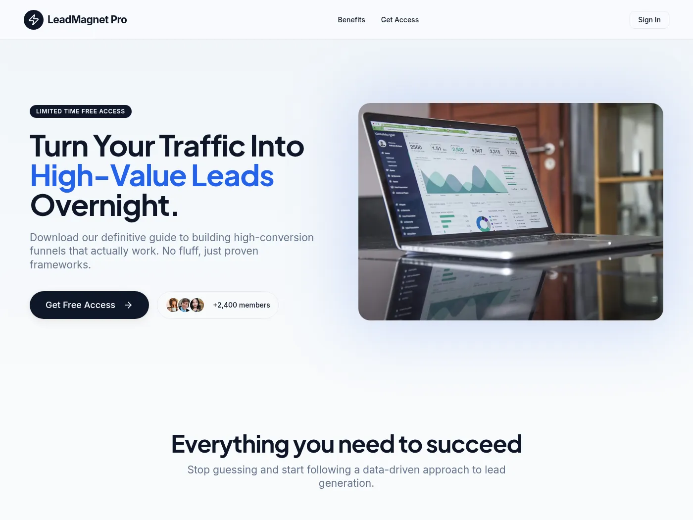 Lead Magnet Funnel Pro