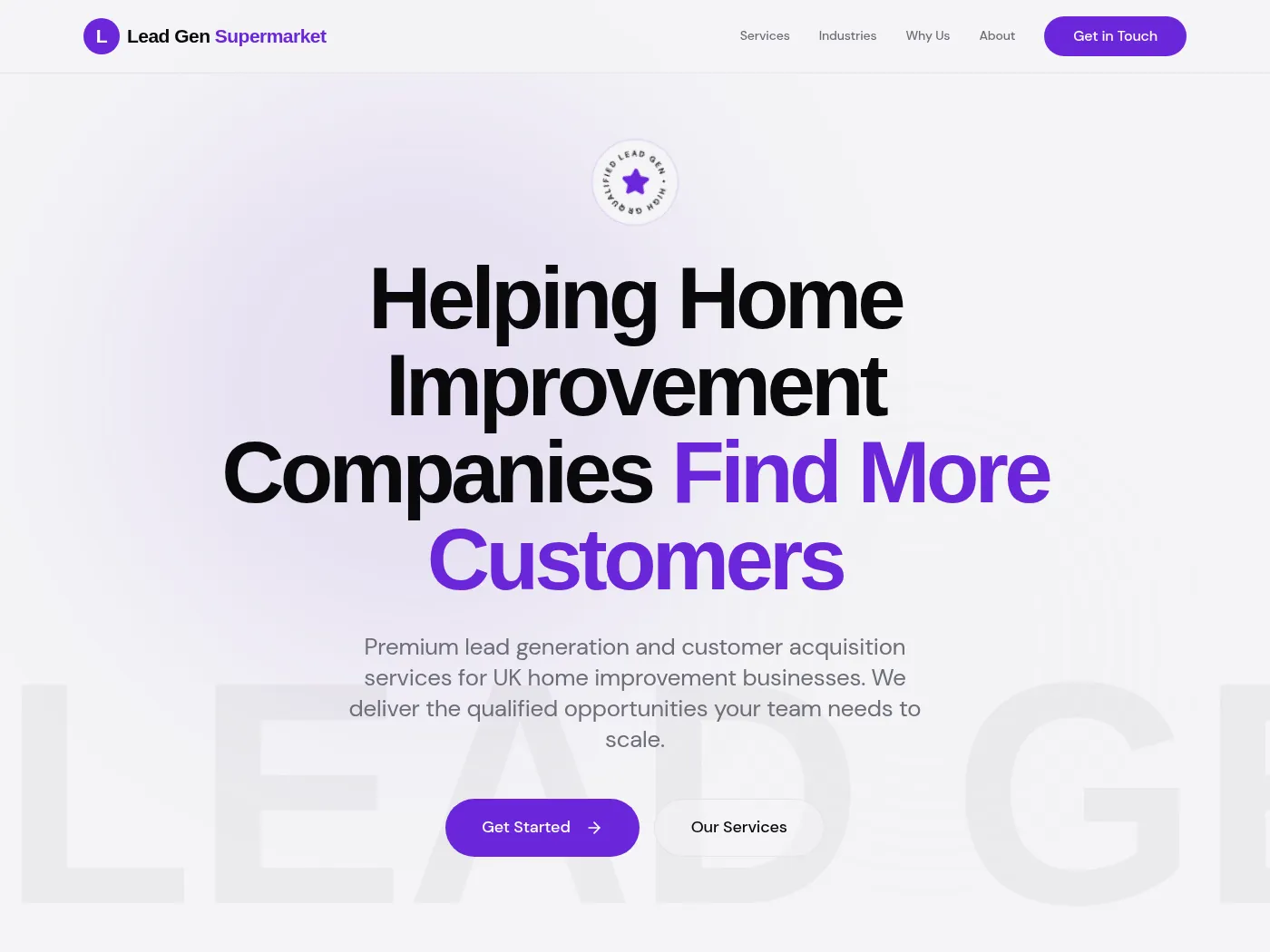 Lead Gen Supermarket