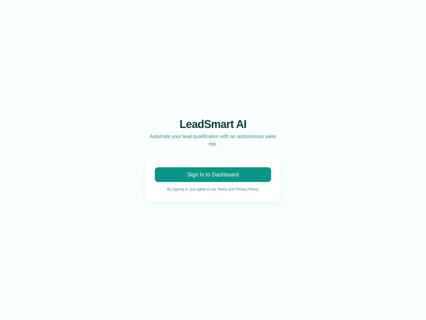 LeadSmart AI Agent